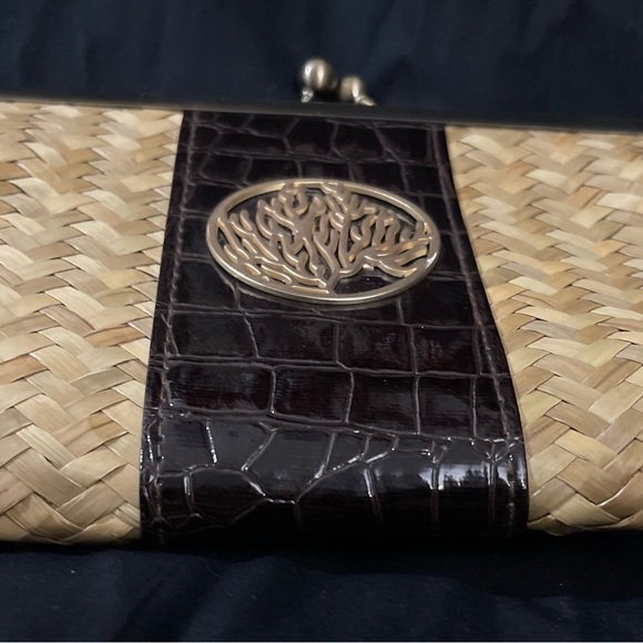 Mud Pie | Bags | Vintage Straw Clutch Wallet | Poshmark